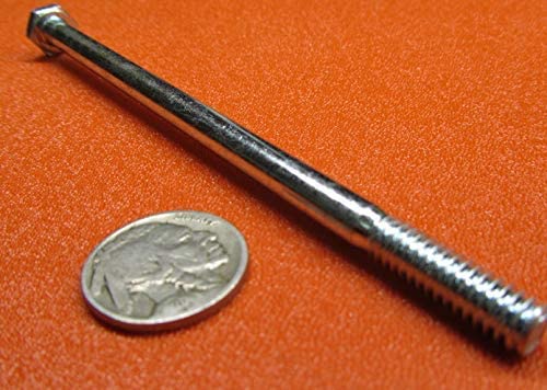 Grade 5 Zinc Steel Hex Bolts RH PT 1/4"-20 x 5.00" Length 50 pcs