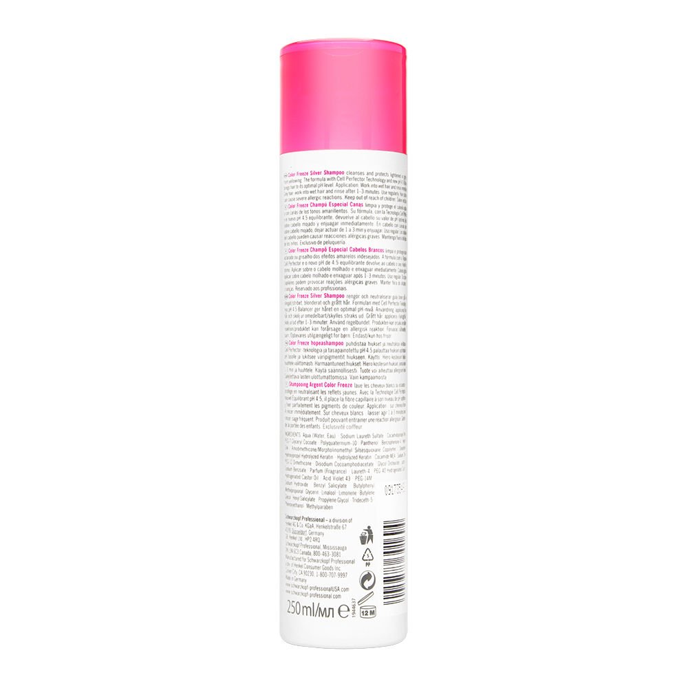 Schwarzkopf Color Freeze Silver Shampoo 8.5 oz