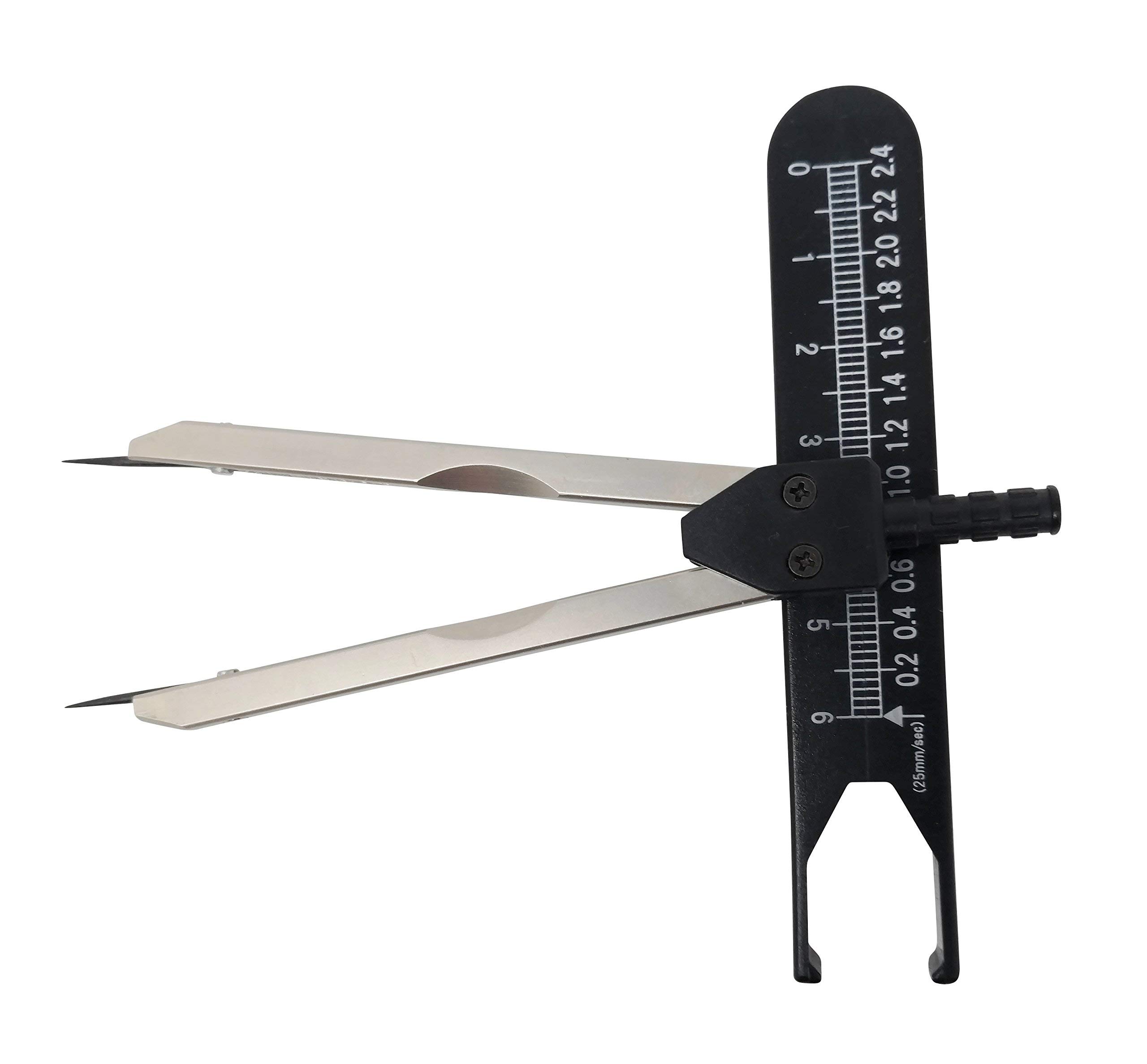 Electrocardiogram Caliper Black Calipers Electrocardiogram Divider for Nursing (Black)