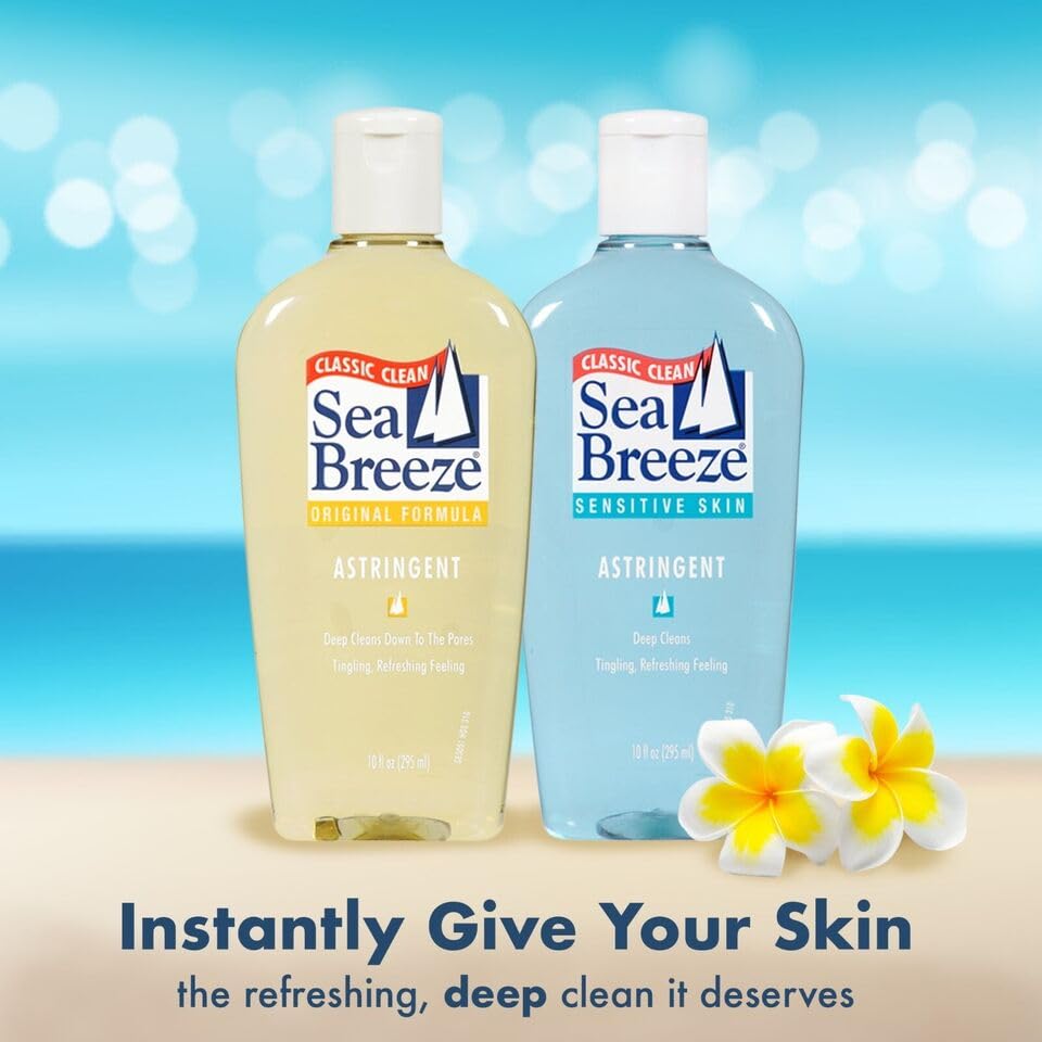 Sea Breeze Facial Astringent, Sensitive Formula, 10 Ounces