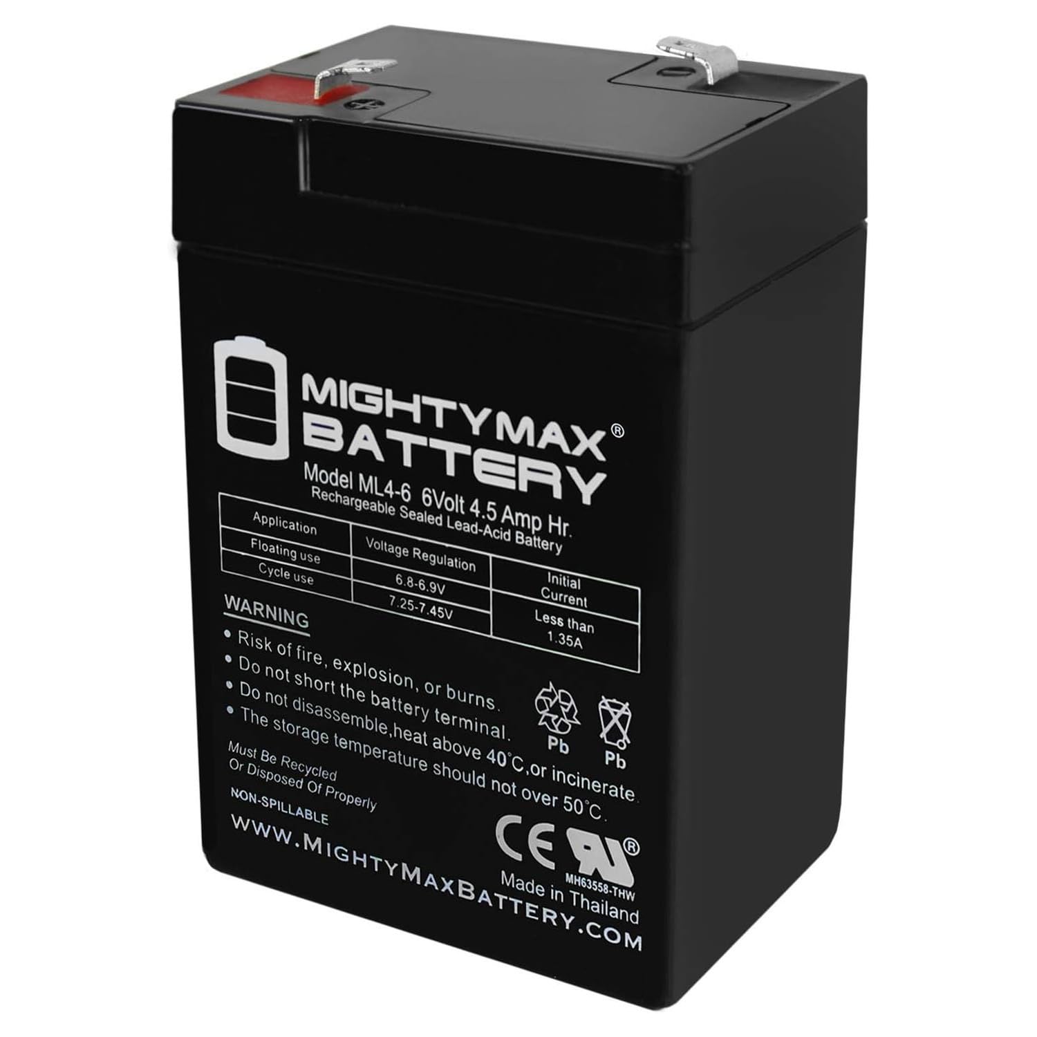 Mighty Max Battery 6V 4.5Ah UPS Battery for CSB CP640