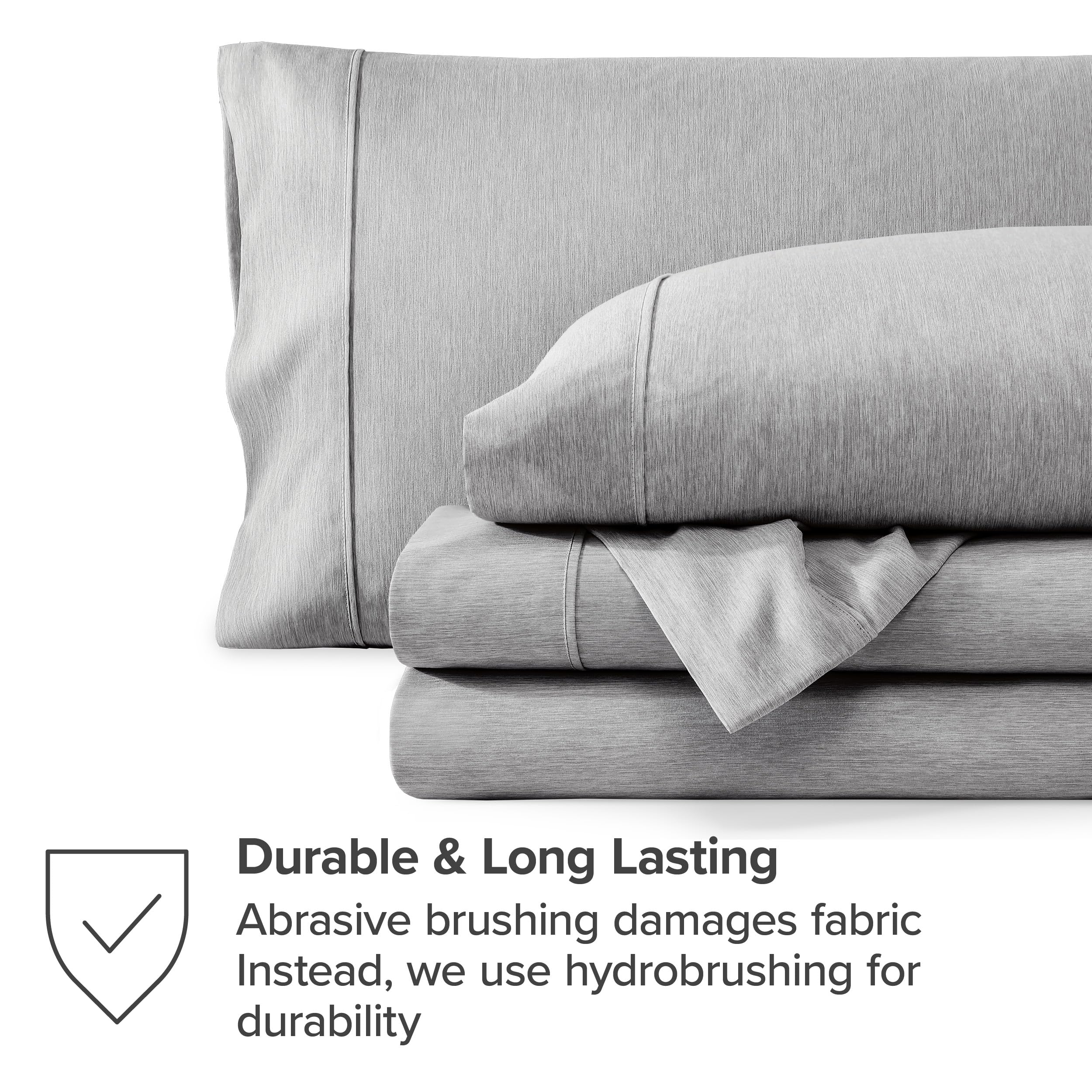Bare Home King Sheet Set - Luxury 1800 Ultra-Soft Microfiber King Bed Sheets - Double Brushed - Deep Pockets - 4 Piece Set - Bedding Sheets & Pillowcases (King, Buffalo Plaid - Red/Black)