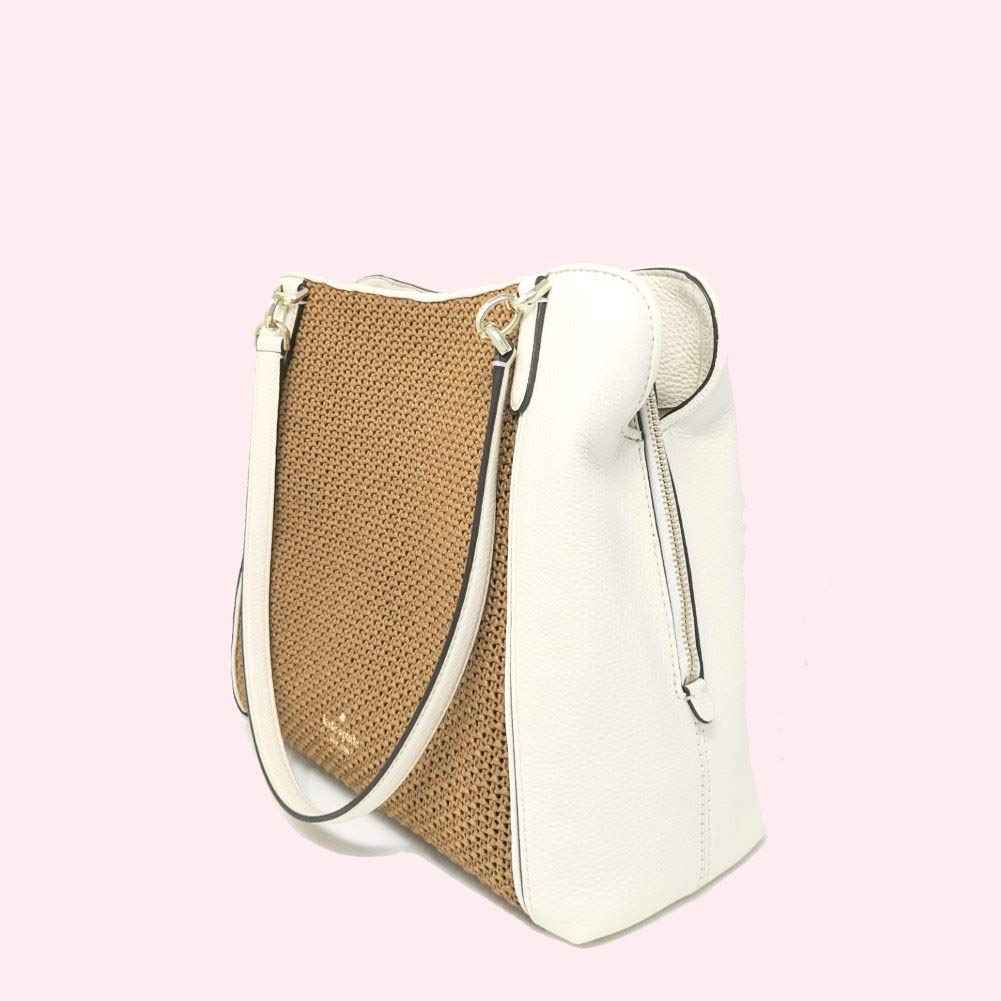 Kate Spade JACKSON STRAW MED TRIPLE Compartment Shoulder Bag Women's Handbag