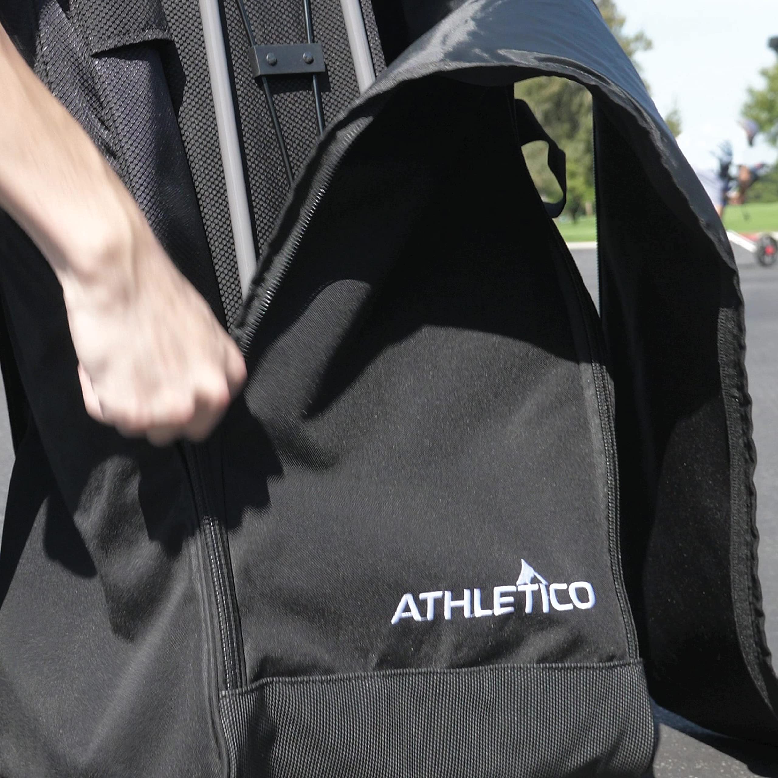 Athletico Padded Golf Travel Bag - Golf Travel Bags for Airlines Protects Golf Clubs