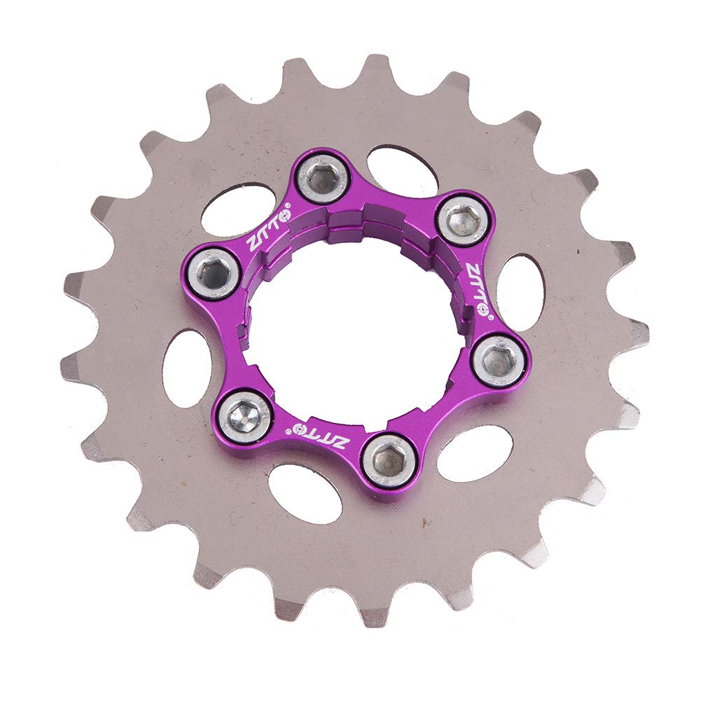 Bibike Single Speed Conversion Kit 16T/17T/18T/19T/20T/21T/22T/23T Single Speed Fixie Cassette Compatible with Shimano Sram