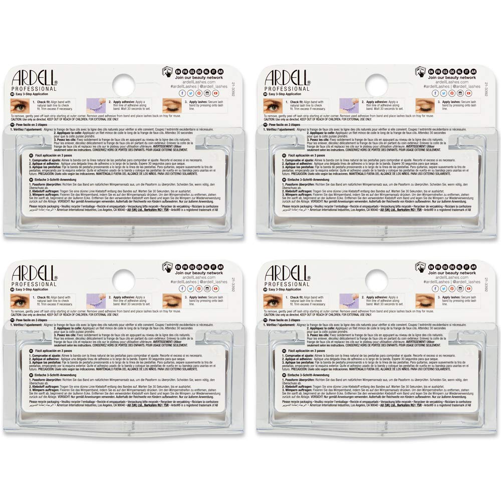 Ardell Lashes Natural 172, 4 PacK