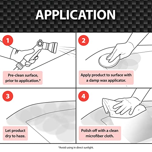 Malco VOC Compliant Imperial Paste Wax, Watermelon Scent β Creates High Gloss Finish/Provides Durable Protection/Premium Wax for Use on Fiberglass, Gel Coat and Painted Finishes / 14 Oz. (125214)