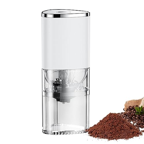 Coffee Bean Grinder, Electric Coffee Grinder, 304 Stainless Steel Spice Grinder Mill, Household Small Grinder, 1 Touch Operation Automatic Burr Coffee Grinder, Adjustable Grind Settings for 15-20 Cup