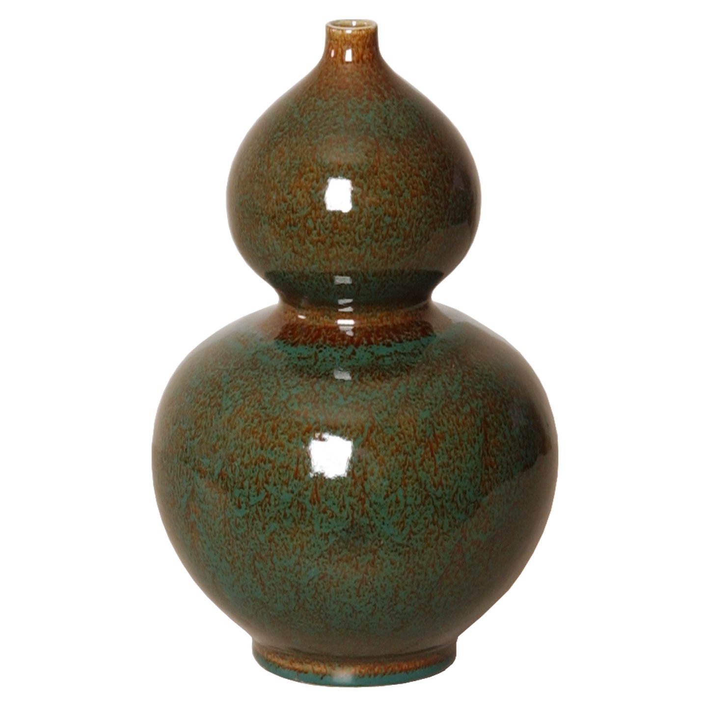 Emissary AMAZON GREEN GOURD VASE, 14" H
