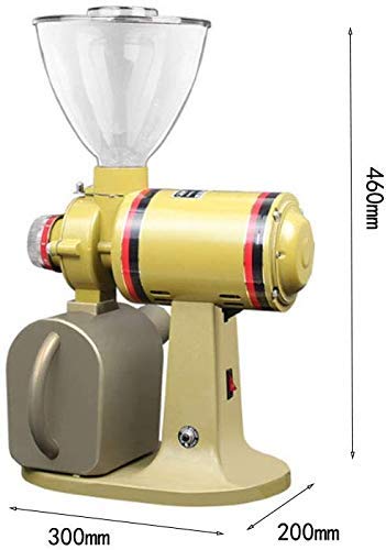 Coffee Machine Electric Coffee Grinder with Stainless Steel Grinding Disc Italian Grinder Mill Desktop Household Coffee Beans Grinding Machine Grinder Coarse/Fine Grindin