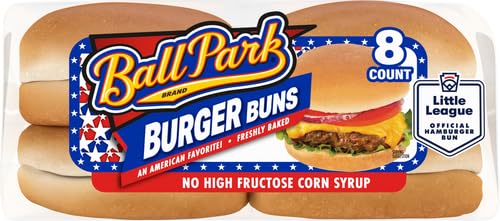 Ball Park White Hamburger Buns, 8 count, 15 oz