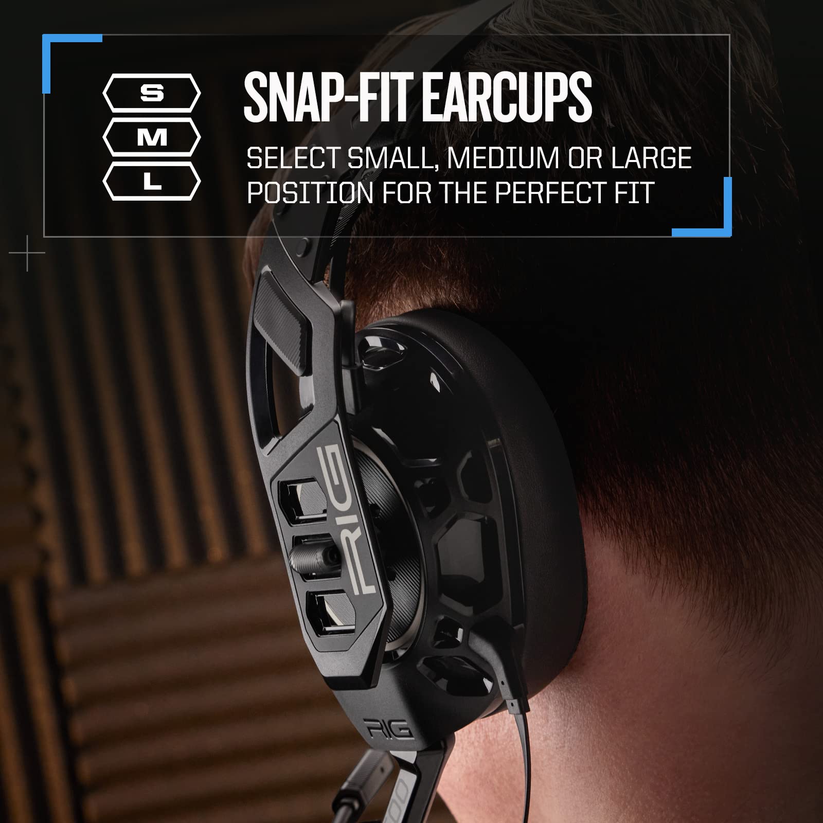 RIG 500 PRO HX GEN 2 Competition Grade Gaming Headset with Dolby Atmos 3D Surround Sound Audio Officially Licensed for Xbox Series X|S, Xbox One, Windows 10/11 PC (Black)
