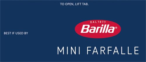 Barilla Mini Farfalle Pasta, 16 oz. Box - Non-GMO Pasta Made with Durum Wheat Semolina - Kosher Certified Pasta