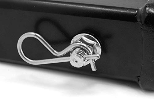 LFPartS 100% Stainless Steel Hitch Anti-Rattle No Wobble Pin Bolt Keeper Grip Clip Kit Fits 2" Receiver
