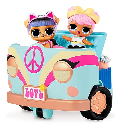 L.O.L. Surprise! 5-N-1 Grill & Groove Camper Fully-Furnished Playset with Multiple Surprises β Great Gift for Kids Ages 4+, Multicolor, 580645