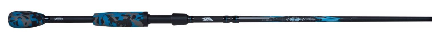 Berkley 7’6” AMP Saltwater Spinning Rod, One Piece Inshore Rod, 10-17lb Line Rating, Medium Rod Power, Moderate Action, 1/4-3/4 oz. Lure Rating