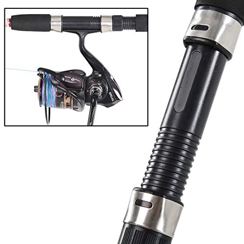 Berkley 8’ Big Game Spinning Rod, Two Piece Surf Rod, 12-30lb Line Rating, Medium Heavy Rod Power, Moderate Fast Action, 1-4 oz. Lure Rating
