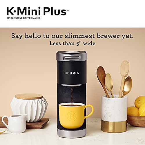 Keurig K-Mini Plus Coffee Maker with Newman's Own Organics Newman's Special Blend, 32 Count