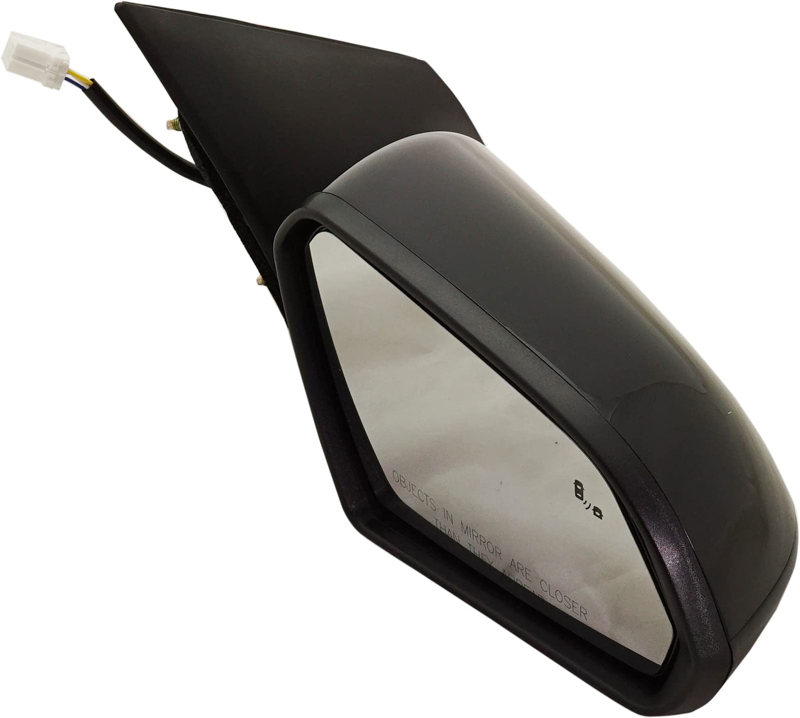 Kool Vue Driver & Passenger Side Power Non-Heated Mirrors for Hyundai Sonata 2018-2019 With Blind Spot Monitor; Without Memory Paintable