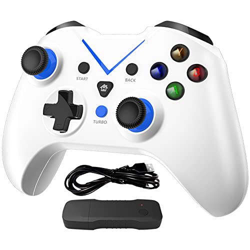 Beproess Wireless Controller for Xbox one, Built-in Dual Vibration 2.4HZ gamepad Compatible with Xbox One/One S/One X/Series S/Series X/PS3/Windows 10