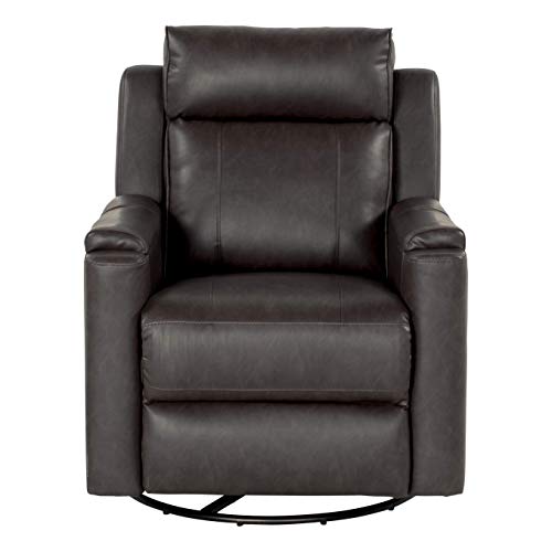 THOMAS PAYNE® RV Swivel Glide Recliner - Millbrae – Luxurious, Comfortable RV Recliner – Easy-to-Clean PolyHyde® Vinyl Fabric – High-Density Foam Interior for Extra Comfort – 2020129853