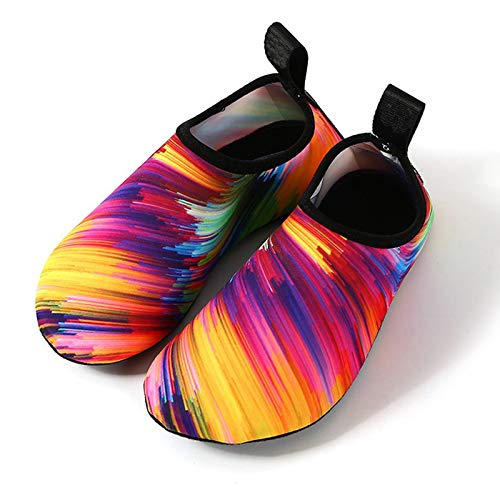 Beach Summer Surf Exercise Water Socks Yoga Outdoor Shoes Couples Swim Women's Womens Go Walk Steady Sneaker Multicolor