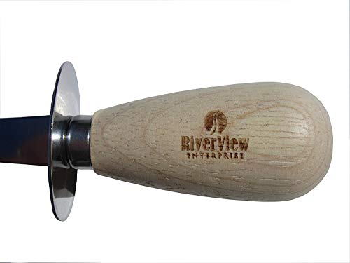 RiverView Enterprise ORIGINAL CHESAPEAKE BAY OYSTER KNIFE - SHUCKING CLAM/SHELLFISH OPENER - STAINLESS STEEL - SEAFOOD KNIFE