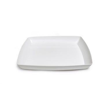Maryland Plastics, inc Plastic Tray-12 | White | Simply Squared | 1 Pc. Tray, 12