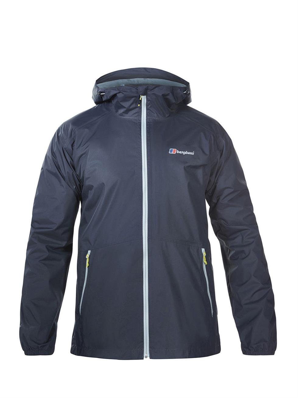 Berghaus Men's Deluge Light Waterproof Shell Jacket, Carbon, XXL