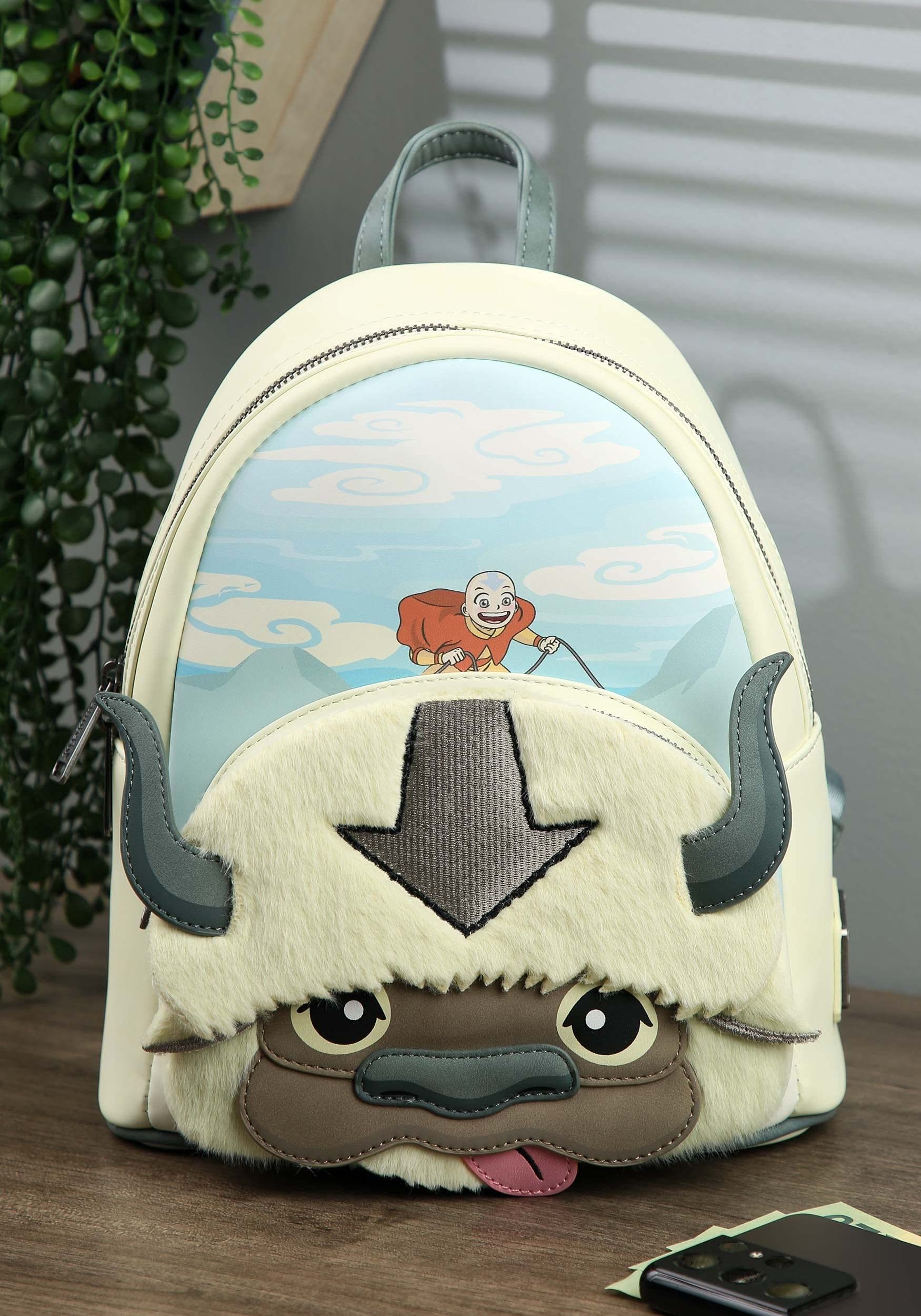 Loungefly Nickelodeon Avatar Aang Appa Cosplay Womens Double Strap Shoulder Bag Purse