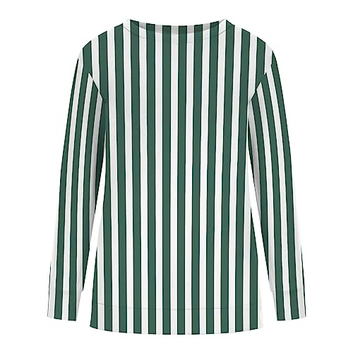 Comigeewa Fall Winter Zip Up Hoodies for Women,Sudaderas para salir para mujer, camisas regulares de cuello redondo de Color sólido informal, jersey de manga larga,B2*Green,XX-Large