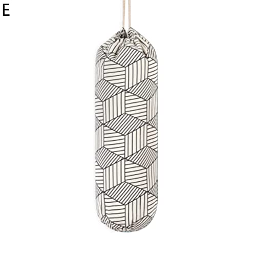 LUYANhapy9 Grocery Bags Holder Keep Tidy Fashion Wall Mount Plastic Bag Organizer with Hook Housewarming Gift E
