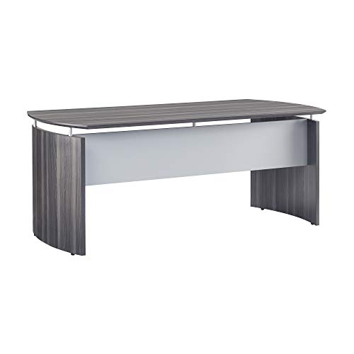 Mayline Medina Home Office Desk, 72 in, Gray Steel