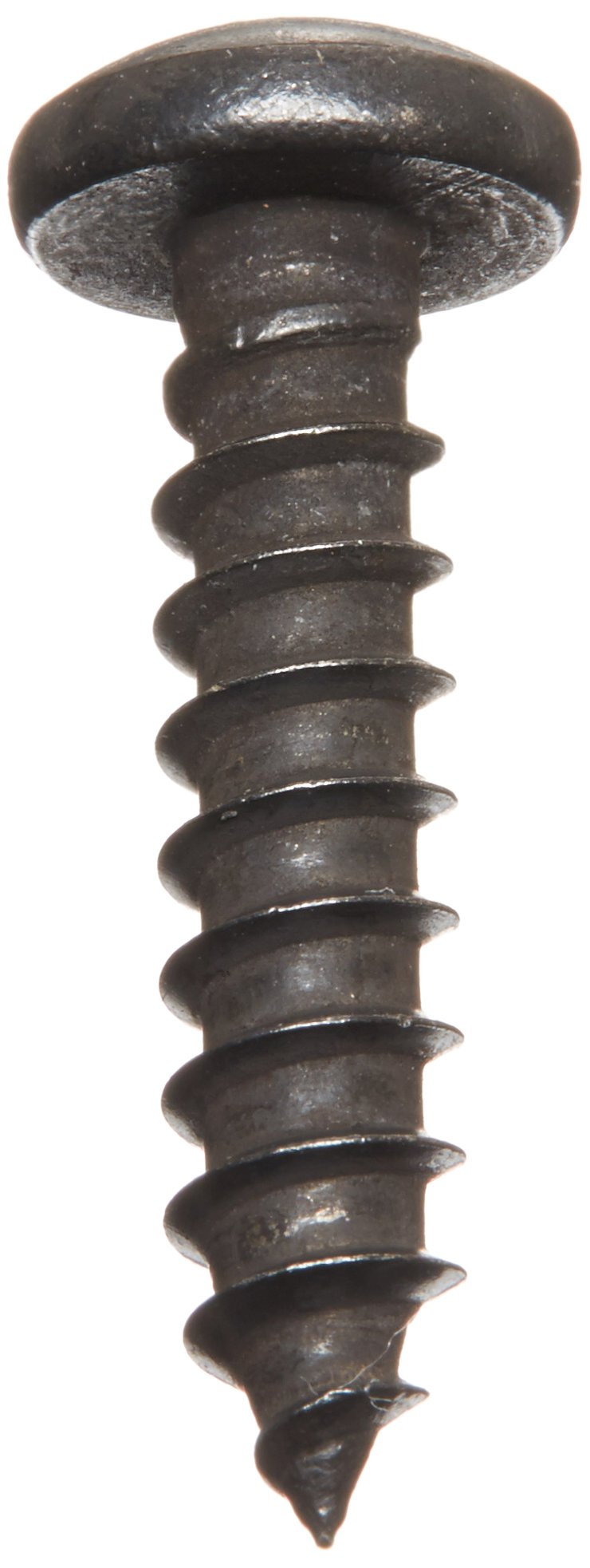 Small Parts 0812APP188B 18-8 Stainless Steel Sheet Metal Screw, Black Oxide Finish, Pan Head, Phillips Drive, Type A, #8-15 Thread Size, 3/4" Length (Pack of 50)