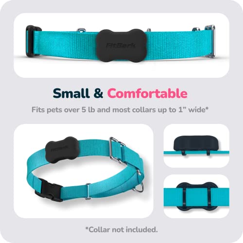 FitBark GPS Dog Tracker 2nd Gen (2022) | Health & Location Pet Tracking Smart Collar Device | 4G LTE Multi-Carrier Verizon, AT&T & T-Mobile US Coverage | Small (16 g) & Waterproof | iPhone & Android