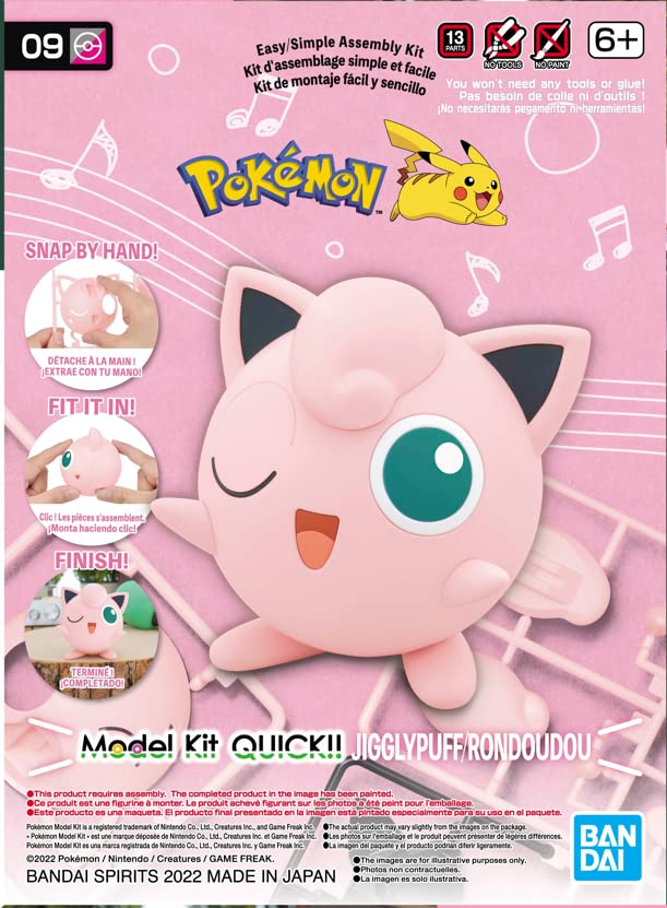 Pokemon Model Kit Quick!! - 09 Jigglypuff