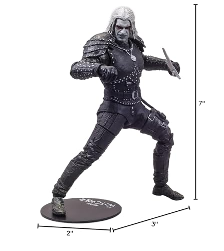 McFarlane Toys Netflix The Witcher Geralt of Rivia Witcher Mode (Season 2) 7" Action Figure with Accessories