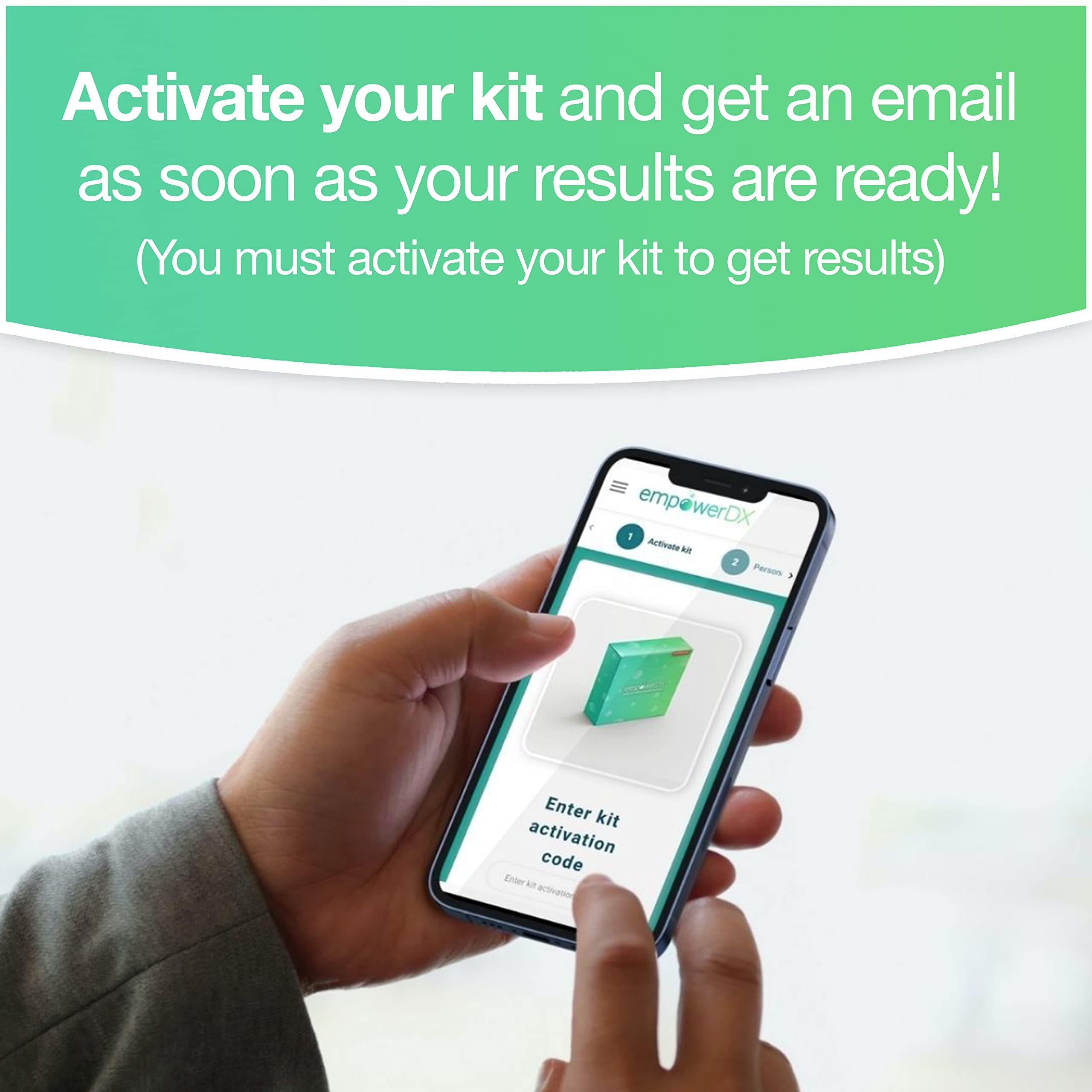 empowerDX APOE Gene Test, Easy at Home Mouth Swab Test for Alzheimer’s Disease and Dementia Risk, Ages 18+