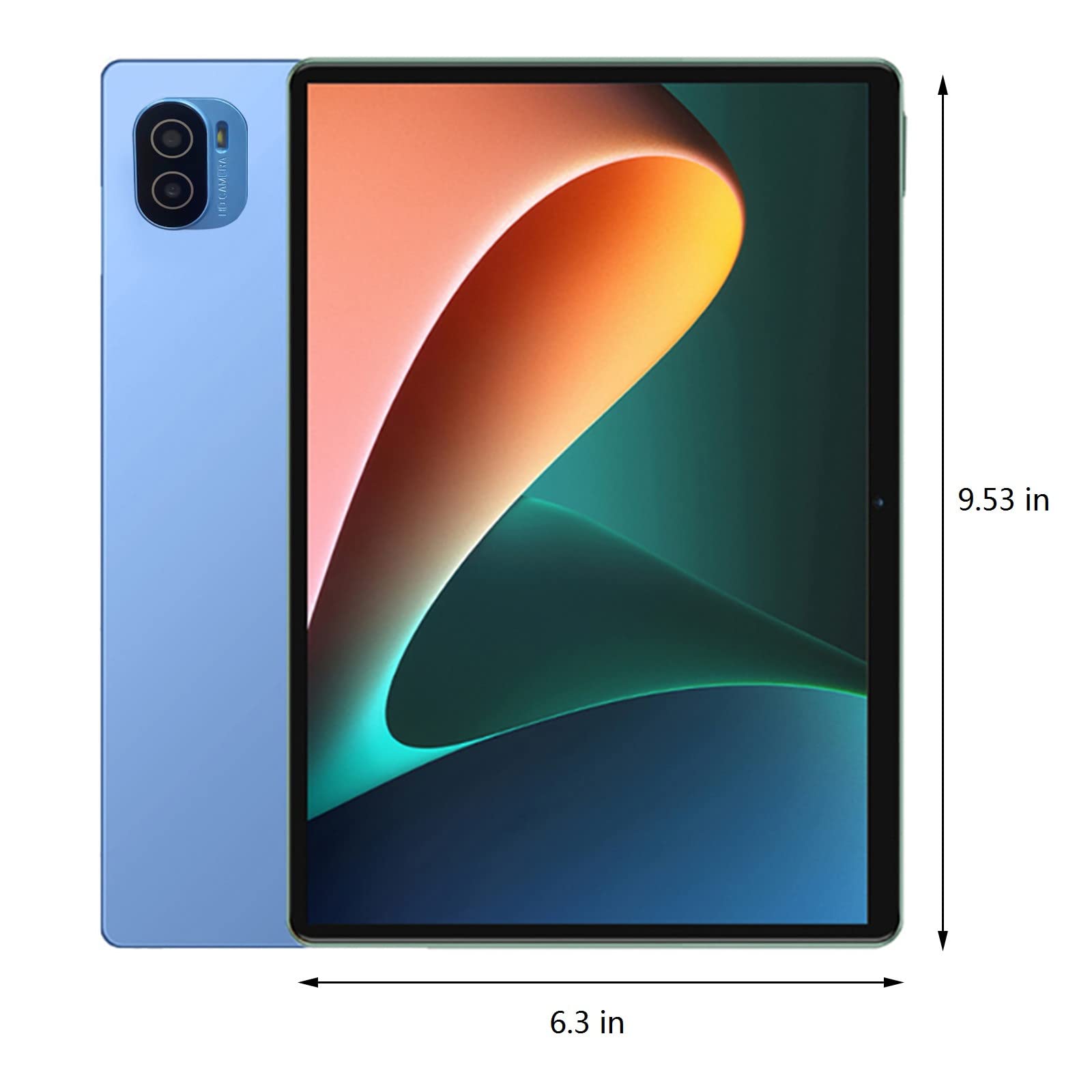 CARRYKING A10 Tablet, 10.1'' Android 10.0 HD Display Dual Cameras (Front 2.0 MP, Back 8.0 MP Camera) Tablet, Octa Core Processor 4GB RAM, 32GB ROM, Support SIM Card & TF Card