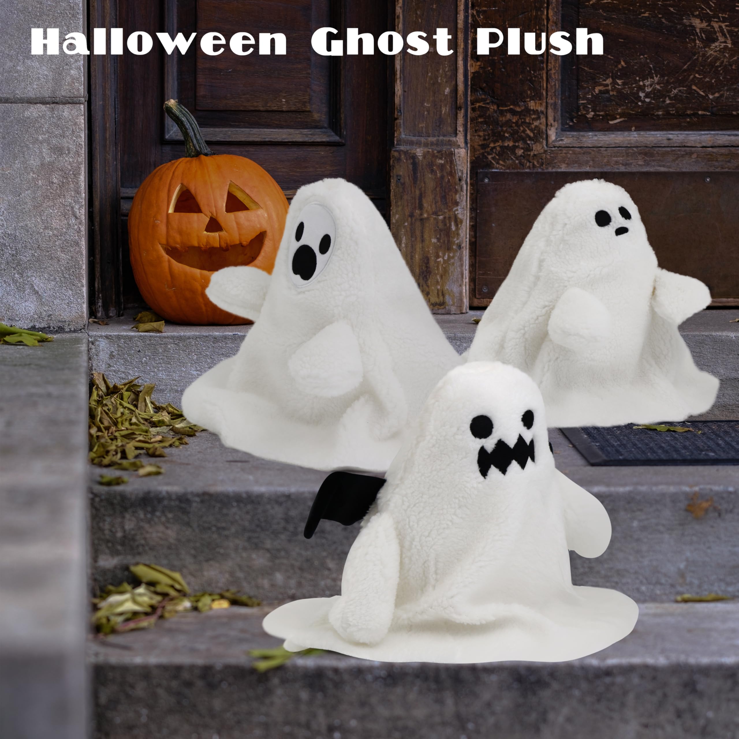 CNAANA 2024 New Halloween Ghost Plush ¨C Soft Ghost Pillows, Perfect and Decorations, Ideal for Home and Party D¨¦cor