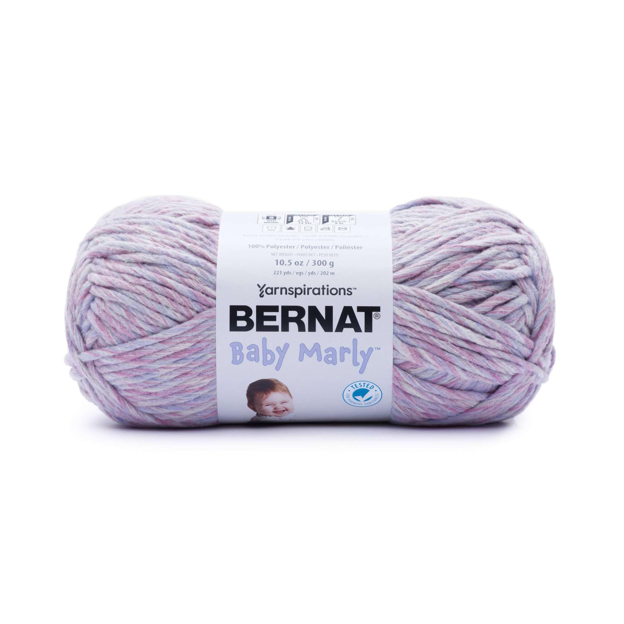 Bernat Baby Marly Yarn, 10.5 oz, Gauge 5 Bulky, Orchid