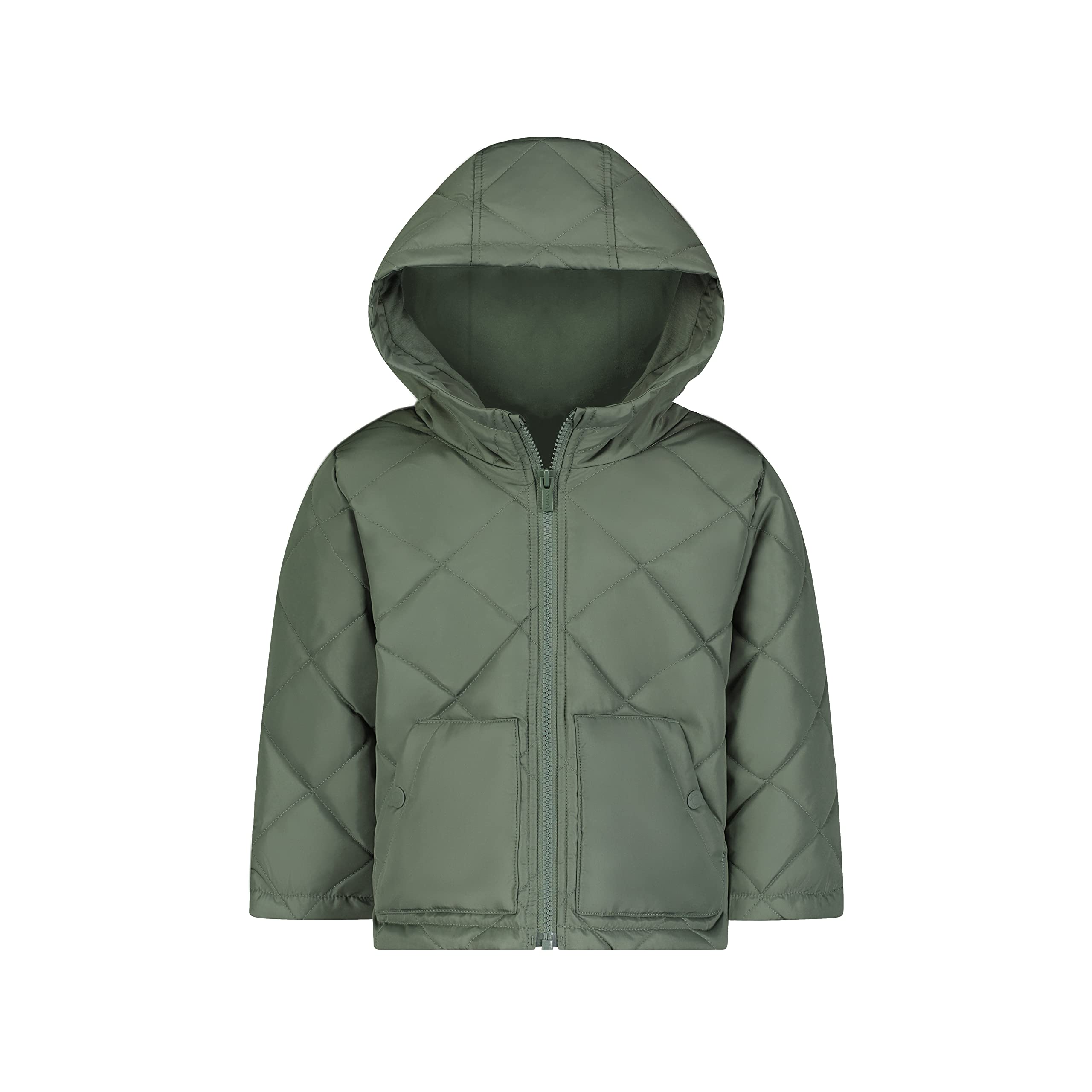 Carter's Baby Boy Winter Jacket, Olive, 18 Months