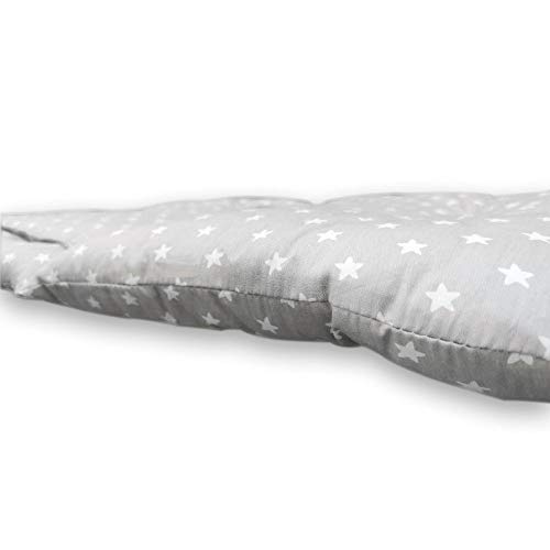 High Chair Cushion, High Chair Pad/seat Cushion/Baby High Chair Cushion,Soft and Comfortable,Light and Breathable,Make The Baby More Comfortable (Gray Background Stars Pattern)