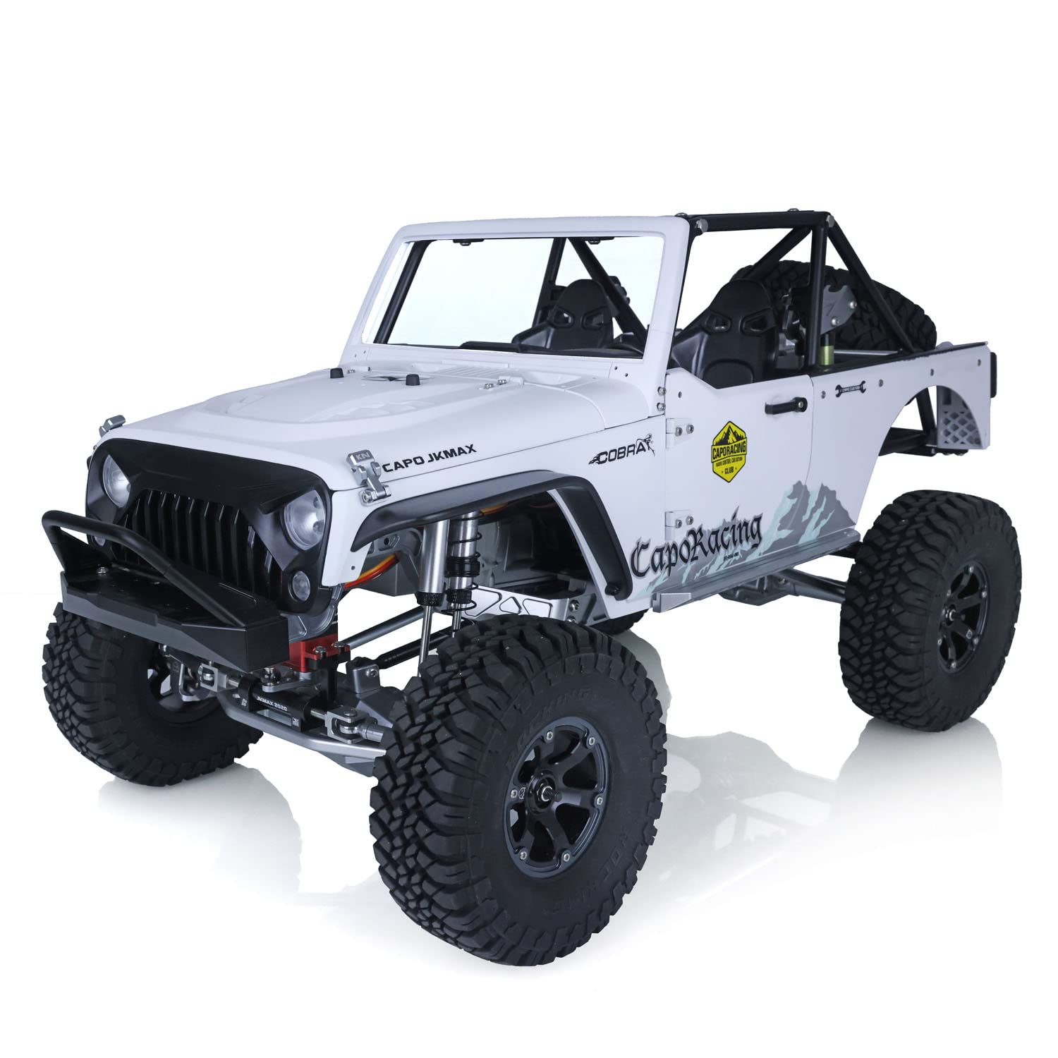 Capo JKMAX Metal Chassis 1/8 RC Crawler Car Assembled Model ESC Motor Radio GT5