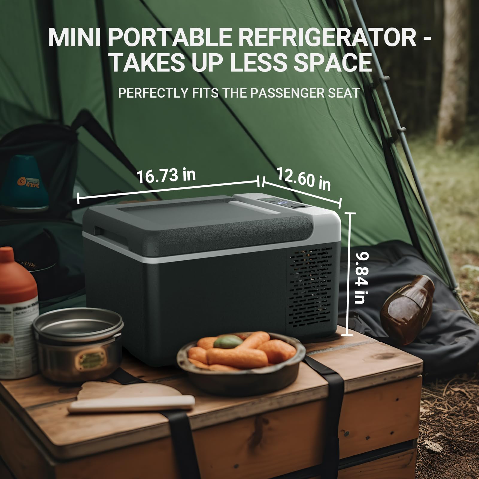 F40C4TMP Bundle - 2 items 10 Quart Portable Refrigerator and Insulated Protective Cover