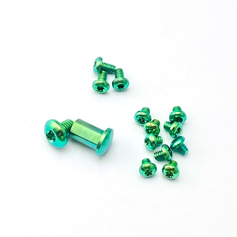 BOXIDO Titanium Alloy Screw Accessories are Suitable for Butterfly 535 Handle Modification (Size : Titanium)
