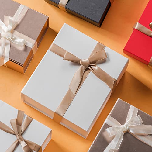 LIFELUM Magnetic 13 x 10 x 5 inch Extra Large Gift Box with Lids for Presents Valentine's Day Contains Card, Ribbon, Shredded Paper Filler for Gift Packaging (1 Pcs)