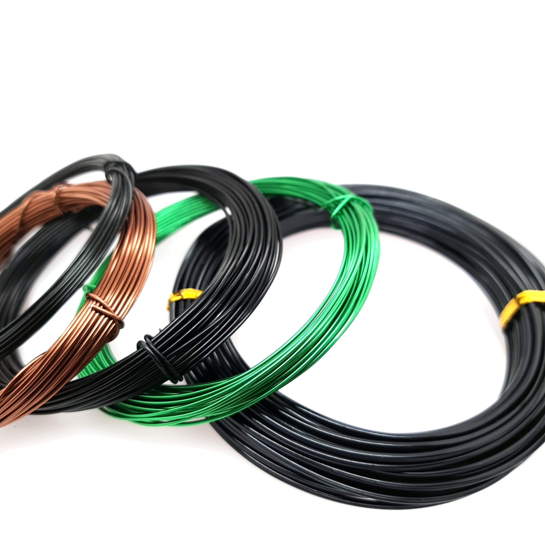 Bonsai Wire for Bonsai Tree Total 164 Feet 5 Rolls 3 Sizes 0.8 mm, 1.0 mm, 1.2 mm and 2.0 mm Aluminum Wire by CRAFT WIRE