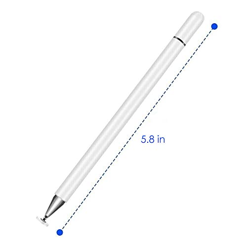 Epic Gadget Stylus Pen - Disc Tip and Magnet Cap Universal Stylist Pens Fine Point Disc Stylus Touch Screen Pens for All Capacitive Touch Screens (Black)