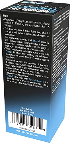 Microbe-Lift THERAPH16 TheraP Fish Care Treatment for Freshwater and Saltwater Home Aquariums and Tanks, 16 Ounces